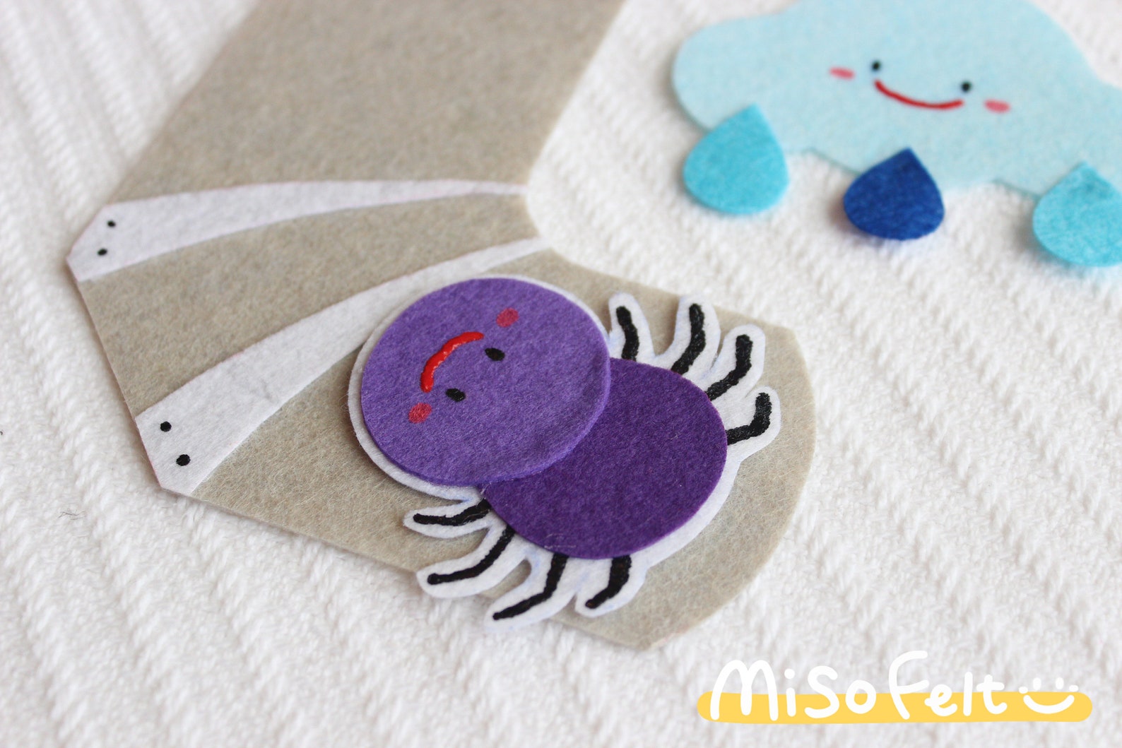 Itsy Bitsy Spider Felt Set / Spider Flannel Board Set / Spring ...