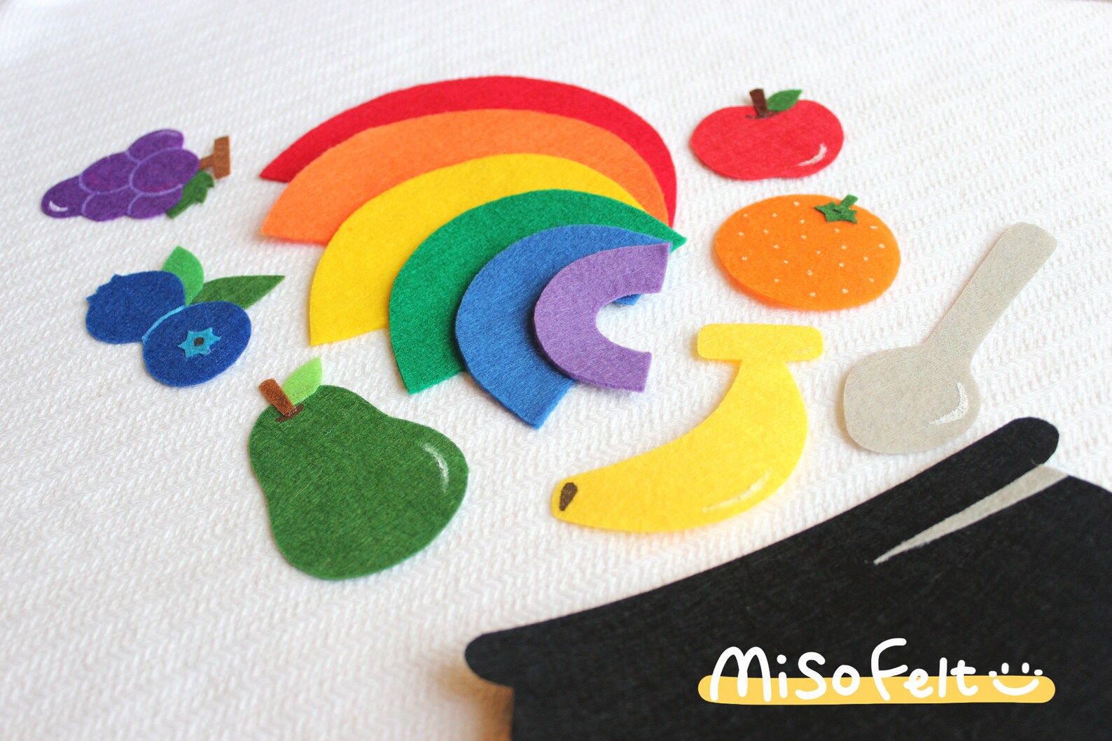Rainbow Stew Felt Story Set / Rainbow Stew Flannel Board Set ...