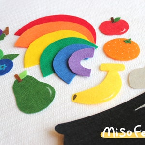 Rainbow Stew Felt Story Set / Rainbow Stew Flannel Board Set ...