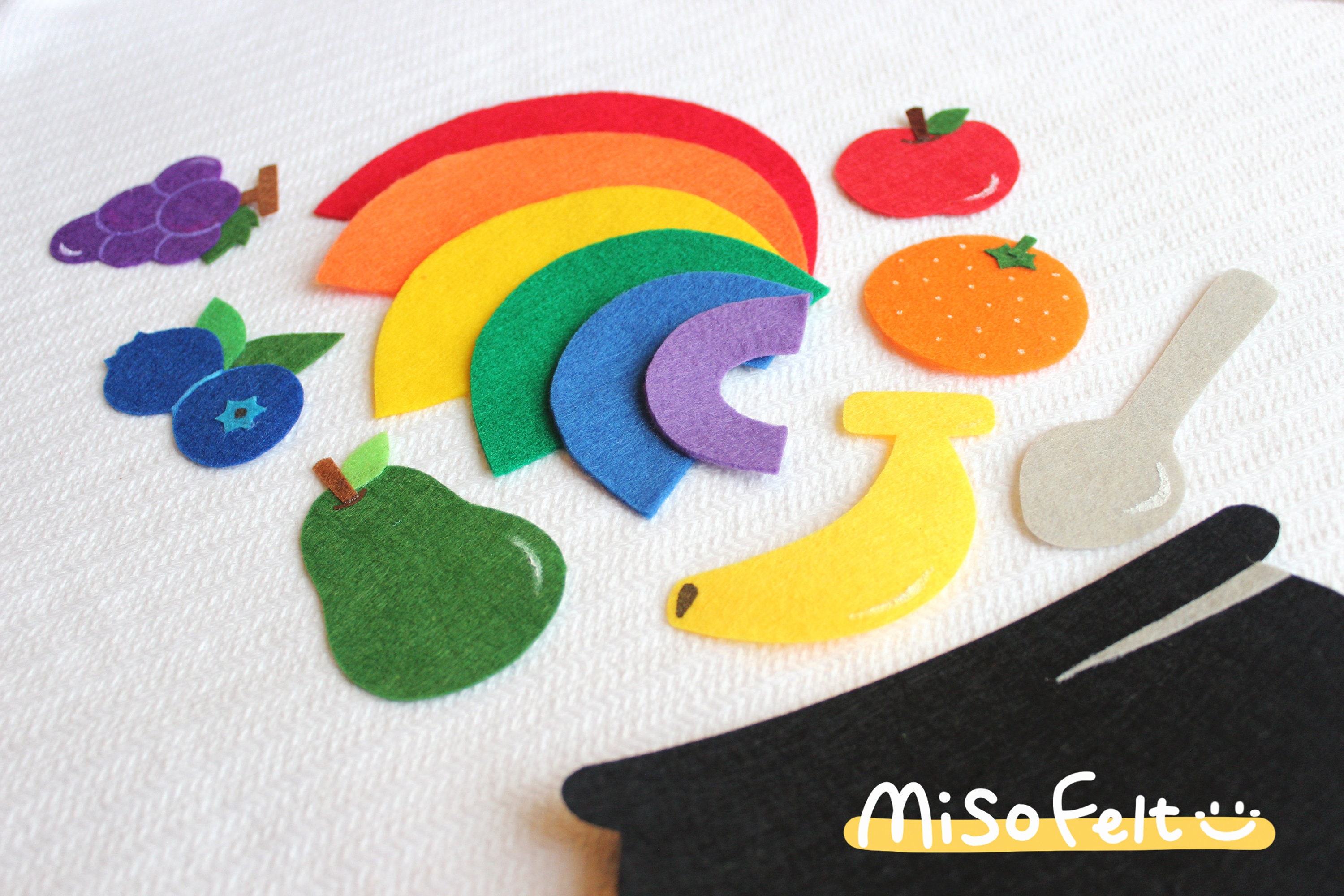 Rainbow Stew Felt Story Set / Rainbow Stew Flannel Board Set ...