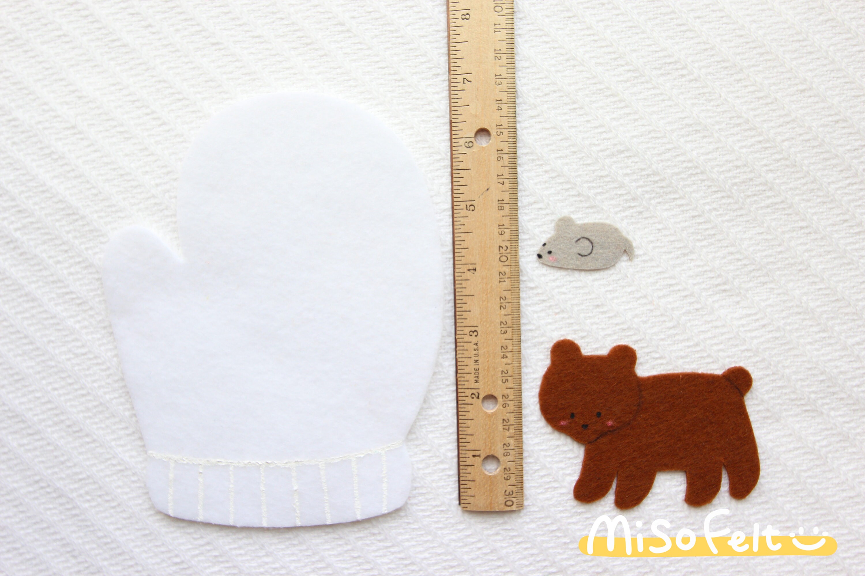 The Mitten Felt Story / 'the Mitten' Story Flannel Board Set / Winter ...