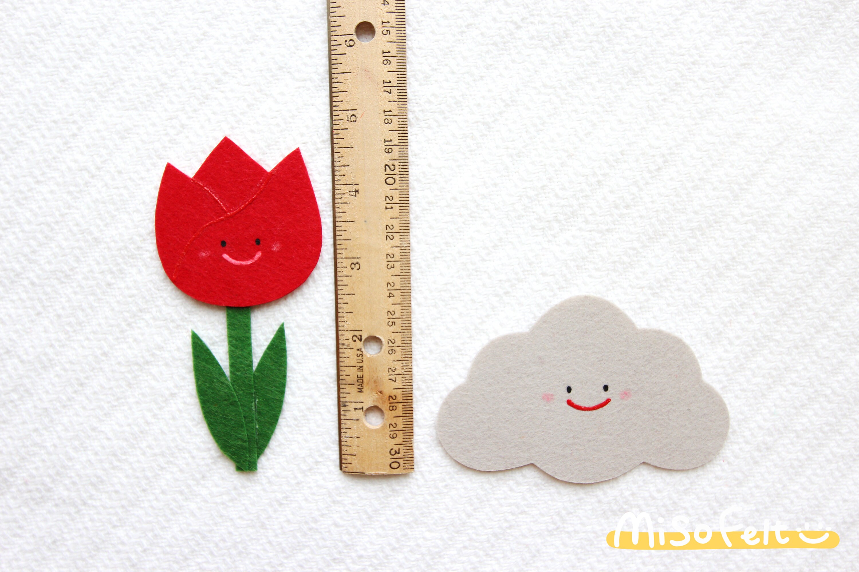 5 Little Flowers Felt Set / 5 Pretty Flowers Flannel Board / Flower ...