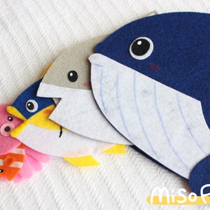 Slippery Fish Felt Story Set / Slippery Fish Flannel Board Set ...