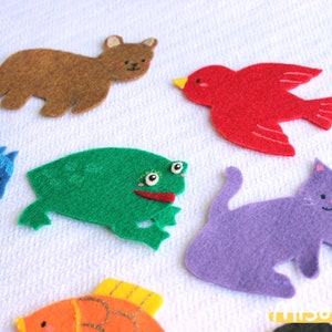 Brown Bear, Brown Bear, What Do You See Felt Set / Brown Bear Flannel ...