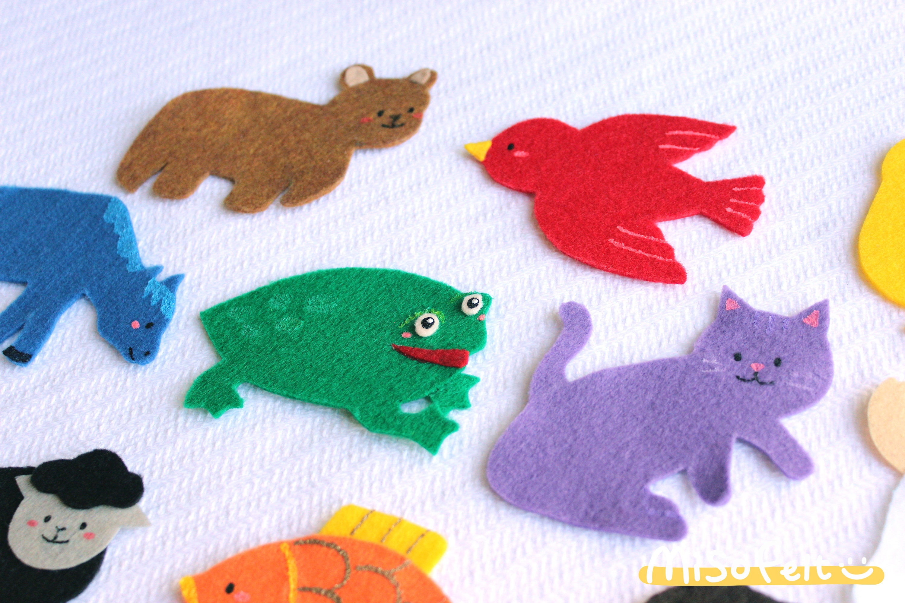 Brown Bear Brown Bear What Do You See Felt Set / Brown Bear - Etsy