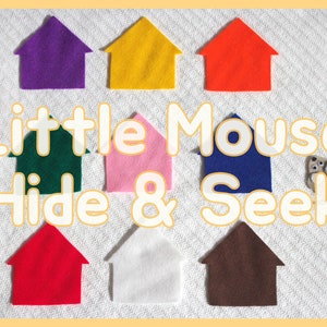 Little Mouse Hide and Seek Felt Set / Little Mouse Activity & Game Set ...
