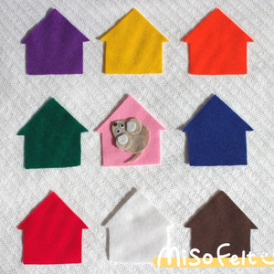 Little Mouse Hide and Seek Felt Set / Little Mouse Activity & Game Set ...