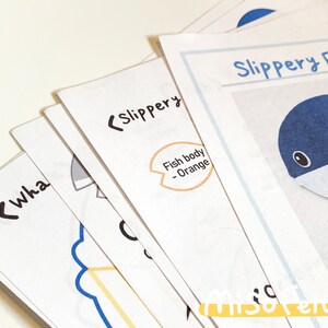 Slippery Fish Felt Story Patterns / Slippery Fish PDF Patterns /PDF ...