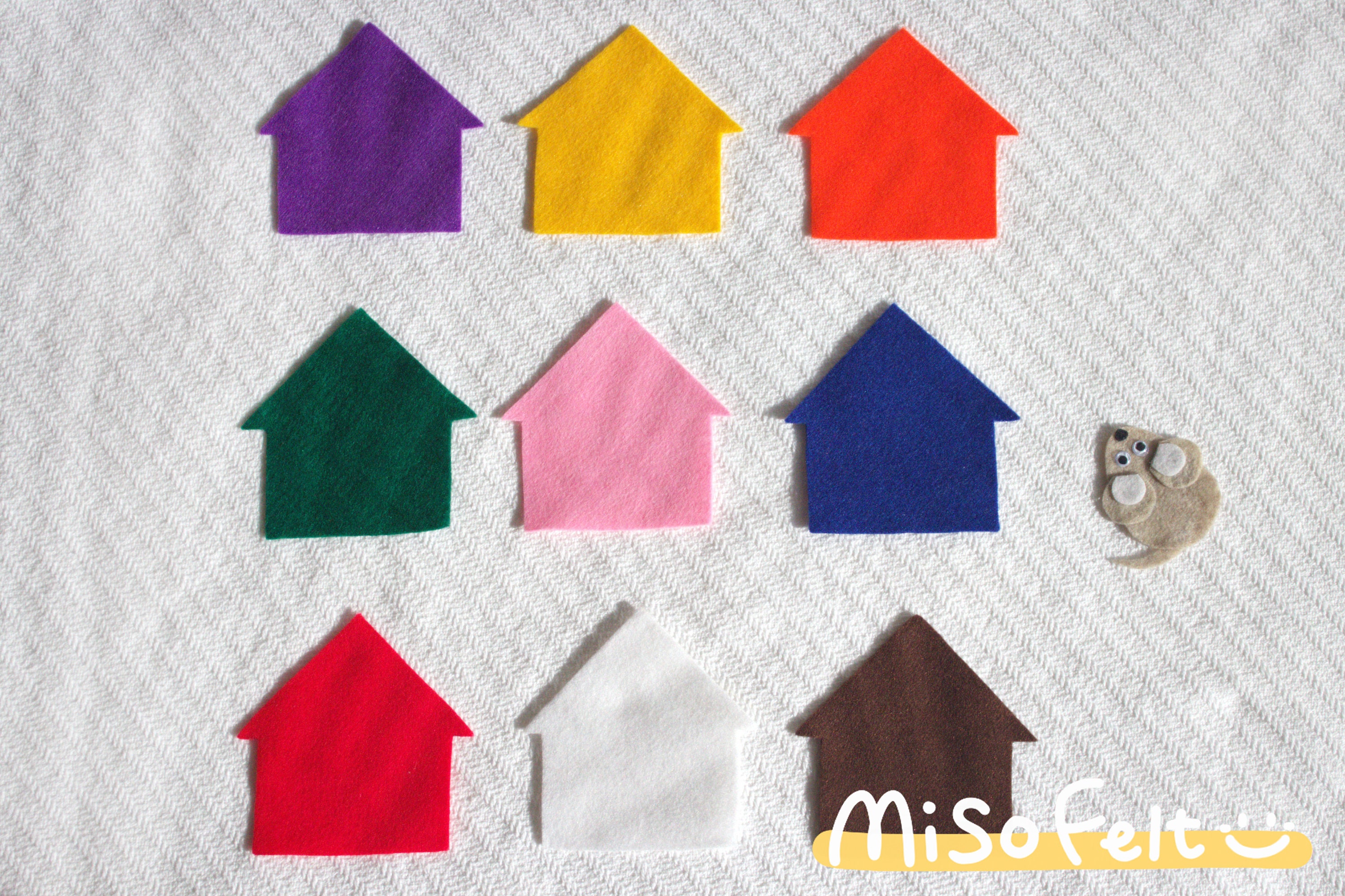 Little Mouse Hide and Seek Felt Set / Little Mouse Activity & Game Set ...