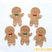 Five Gingerbread Men Felt Story / Christmas Gingerbread Men Flannel ...