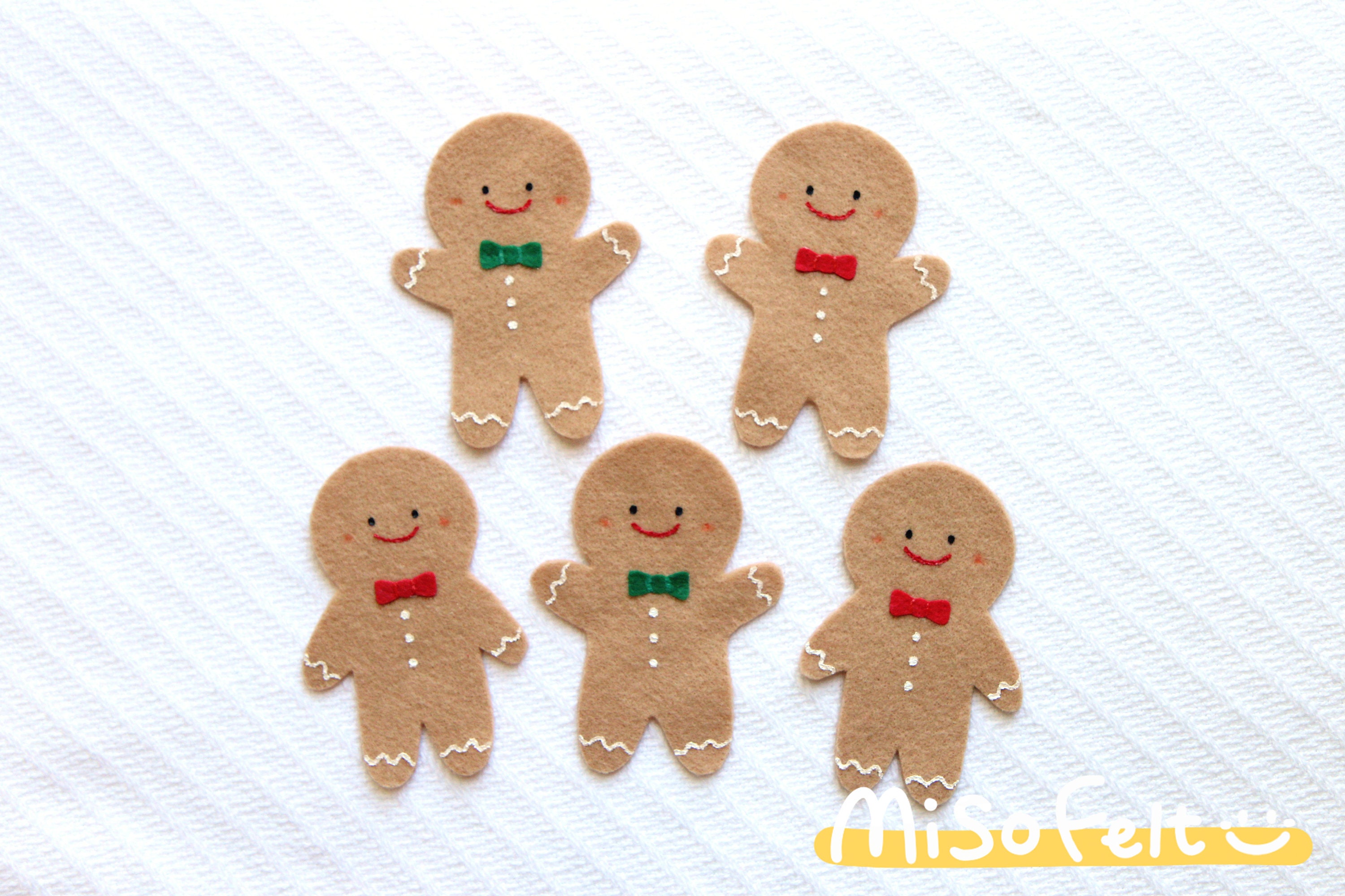 Five Gingerbread Men Felt Story / Christmas Gingerbread Men Flannel ...