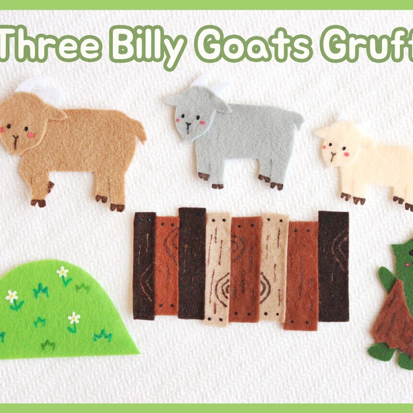 3 Billy Goats Gruff - Etsy