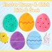 Easter Bunny and Chick Hide and Seek / Easter Activity and Game Set ...
