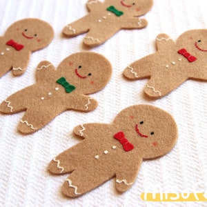 Five Gingerbread Men Felt Story / Christmas Gingerbread Men Flannel ...