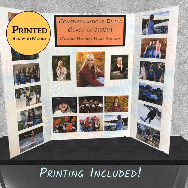Senior Night Photo Display Board - Etsy