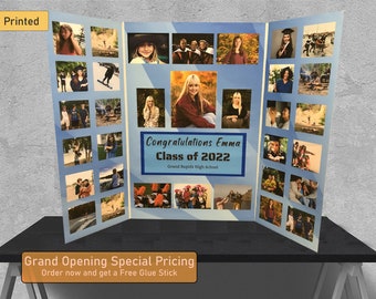 Custom Graduation Photo Board Class of 2022 Printed & - Etsy