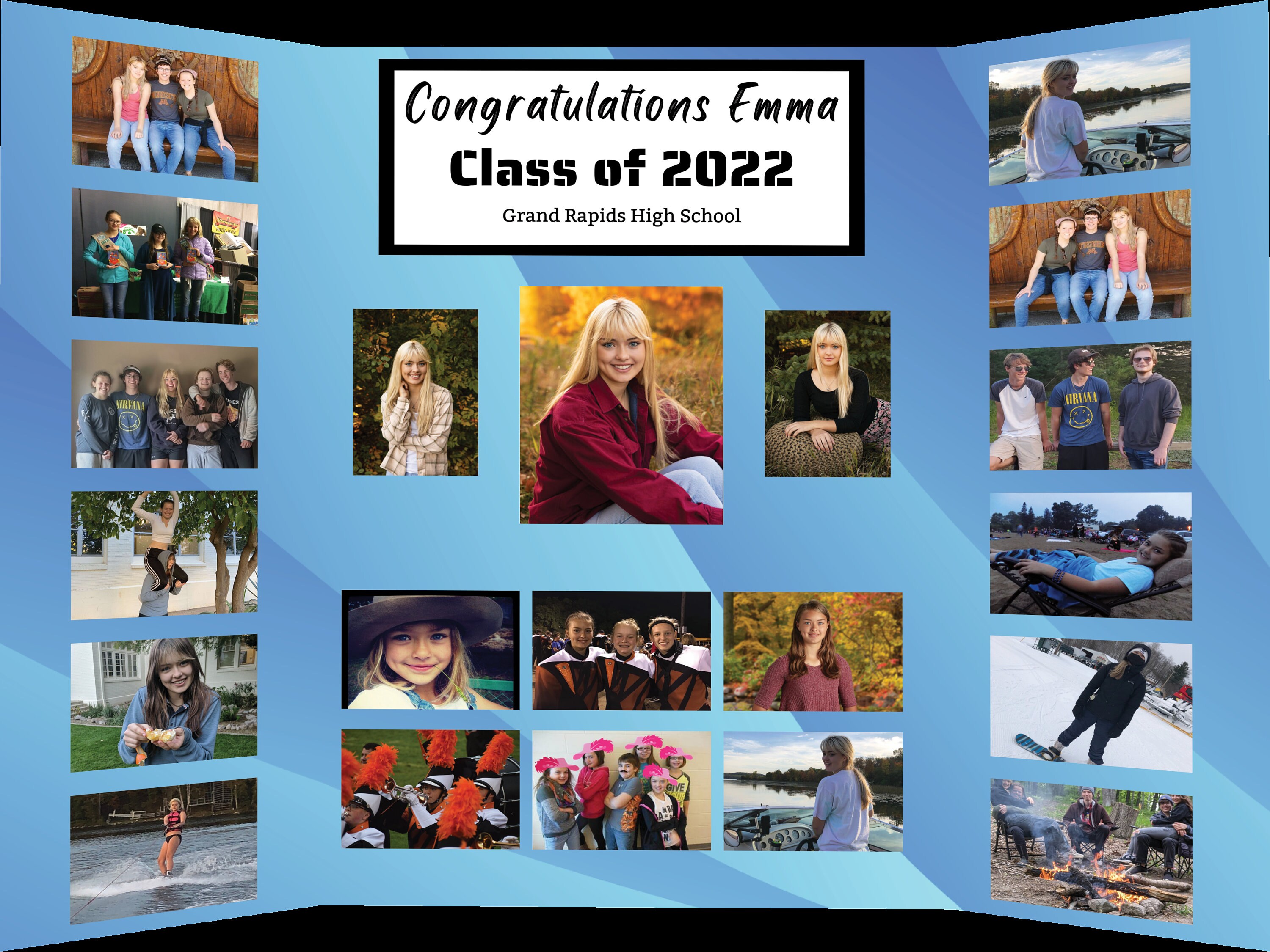 Custom Graduation Photo Board Class of 2023 Printed & - Etsy