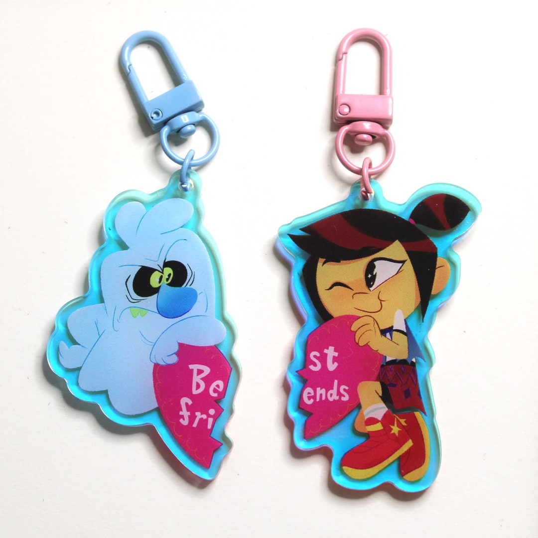 Molly and Scratch BFF Rainbow Acrylic Charm Set - Etsy