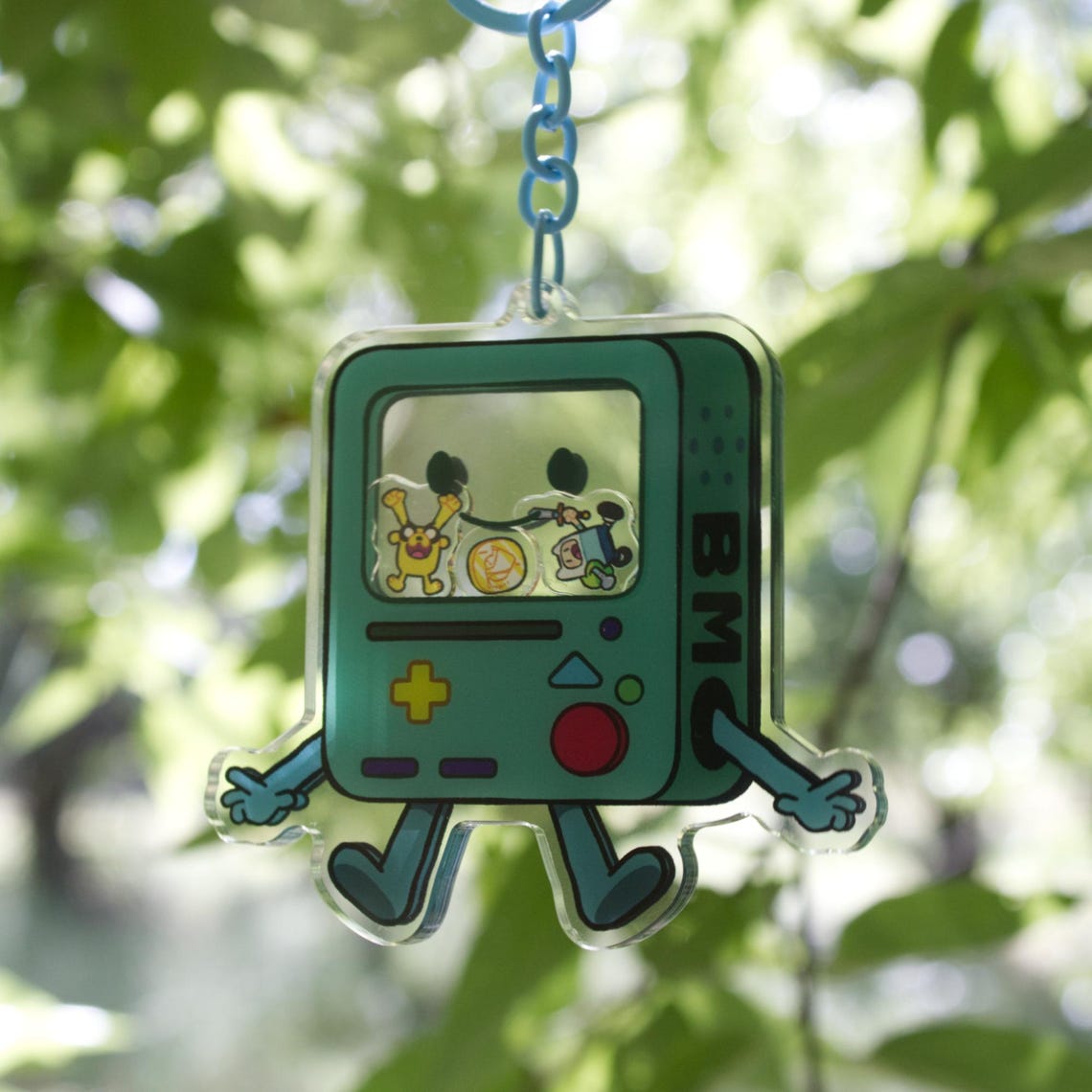BMO Shaker Acrylic Charm Keychain ; Adventure Time With Finn and Jake 3 ...