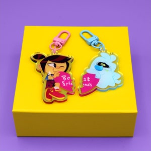 Molly and Scratch BFF Rainbow Acrylic Charm Set - Etsy