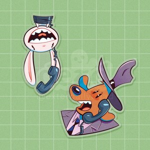 Sam and Max Telephone Acrylic Pin Set - Etsy
