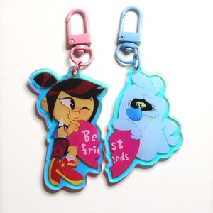 Molly and Scratch BFF Rainbow Acrylic Charm Set - Etsy