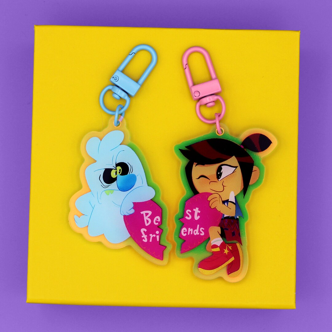 Molly and Scratch BFF Rainbow Acrylic Charm Set - Etsy