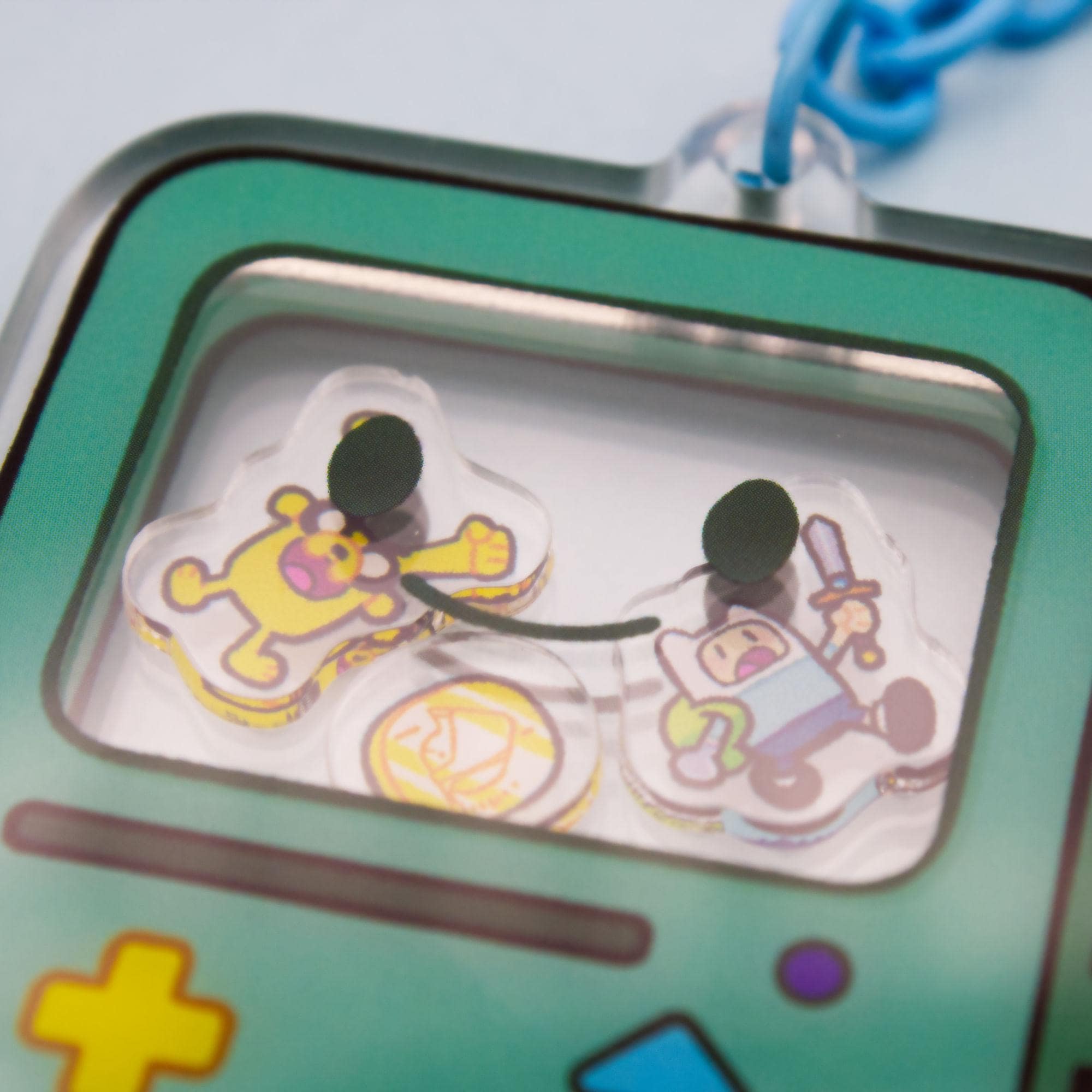 BMO Shaker Acrylic Charm Keychain ; Adventure Time With Finn and Jake 3 ...