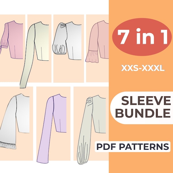 Bell Sleeve Pattern - Etsy