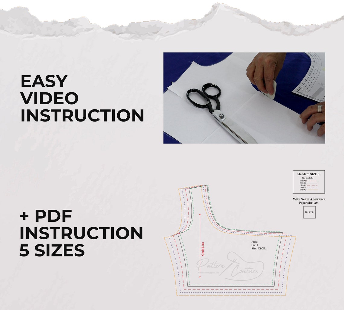 Girls Crop Top Sewing Pattern One Shoulder Top Pattern - Etsy