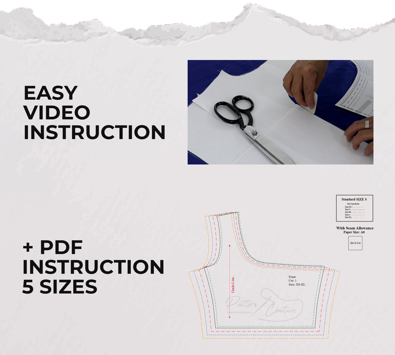 Girls Crop Top Sewing Pattern - One Shoulder Top Pattern - Sewing ...