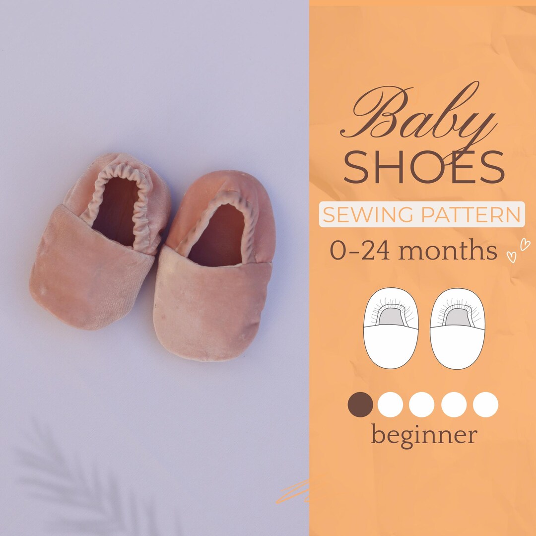 Baby Shoes Sewing Pattern | Toddler, Infant Shoes | Easy Beginner ...