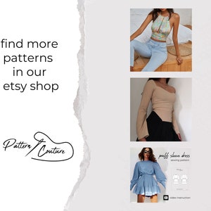 Poet Shirt Pattern Puff Sleeve Top Lantern Sleeve Shirt - Etsy