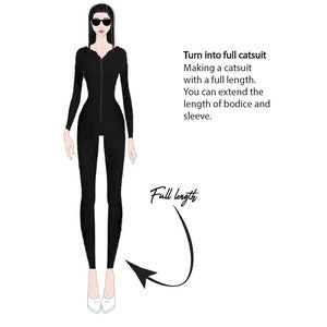Velvet Catsuit Pattern | Jumpsuit Sewing Pattern | Romper Sewing ...