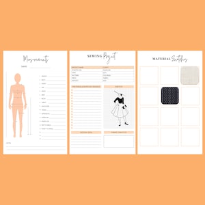 Sewing Planner, Printable PDF Sewing Planner With 40 Unique Pages ...
