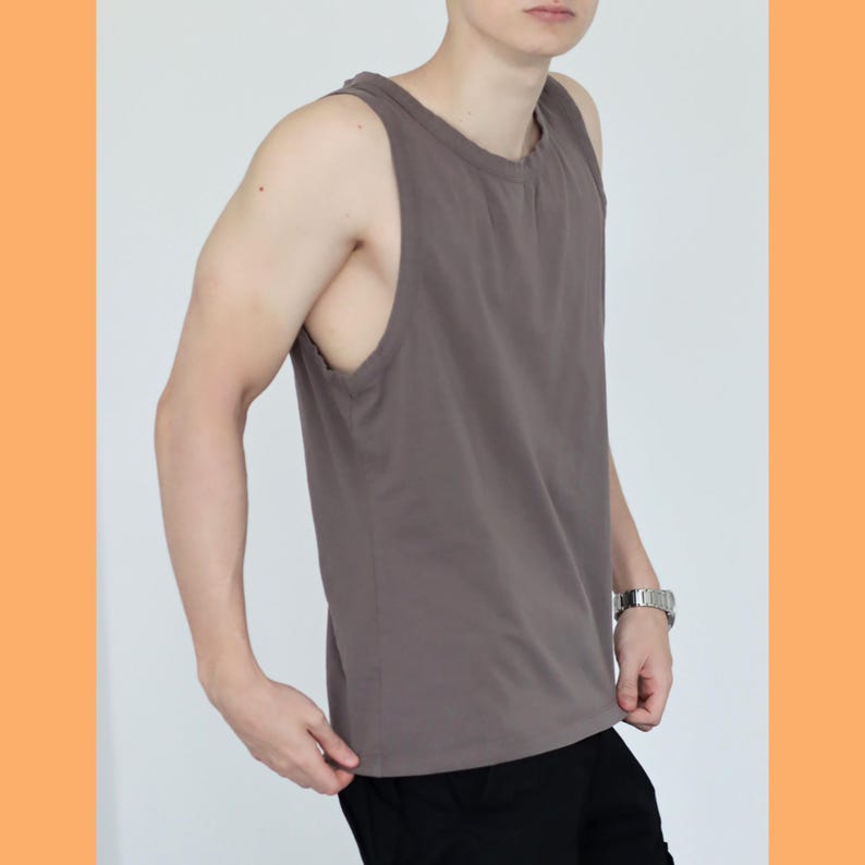 Mens Tank Top Sewing Pattern | Sleeveless Summer Shirt | Easy Beginner ...