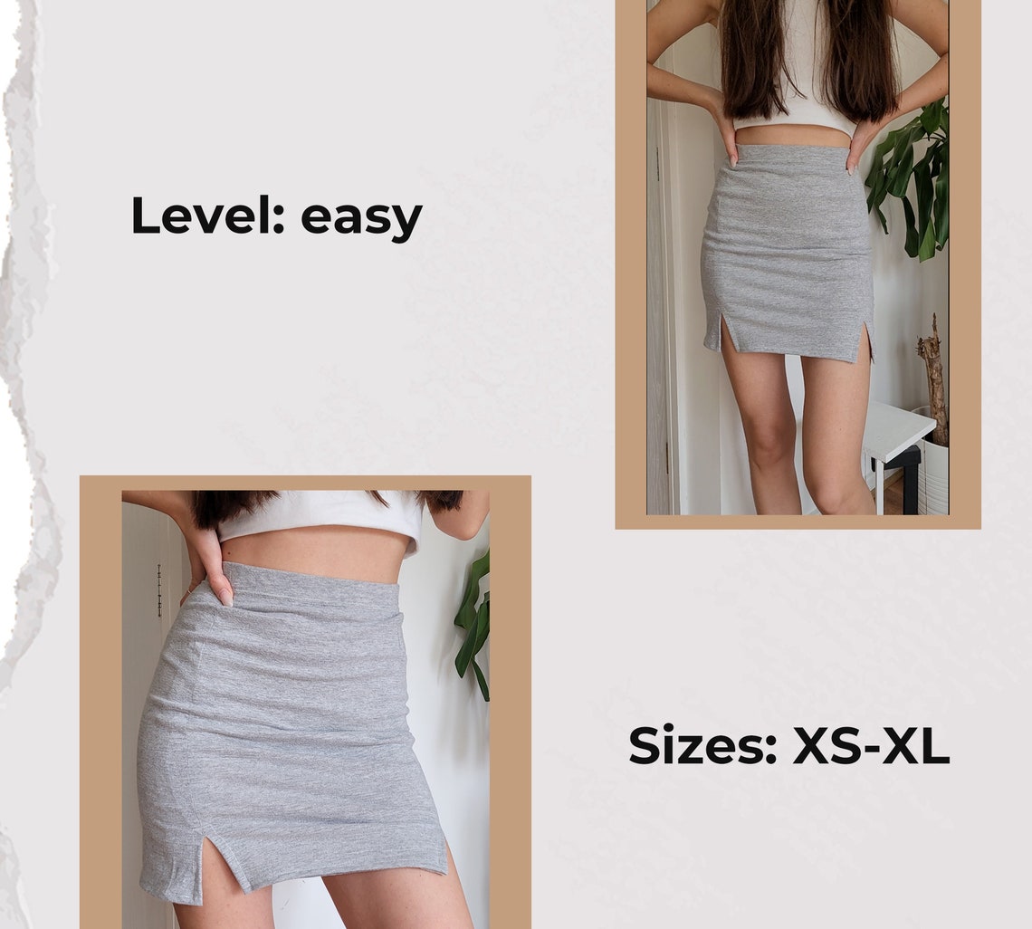 Mini Skirt Pattern Skirt Pattern Skirt Sewing Pattern Short - Etsy