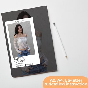 Sheer Blouse Lace Top Sewing Pattern | off Shoulder | Easy Beginner ...