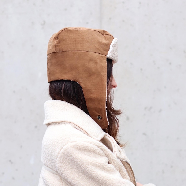 Trapper Hat Sewing Pattern | Aviator Earflap Hat | Kids & Adults | Easy ...