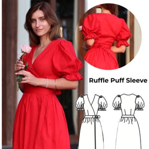Sleeves Sewing Pattern Package | 7 Designs | Puff Sleeves | Flare ...