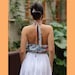 Tie Top Halter Top Sewing Pattern | Open Back Top | Pattern + Detailed ...