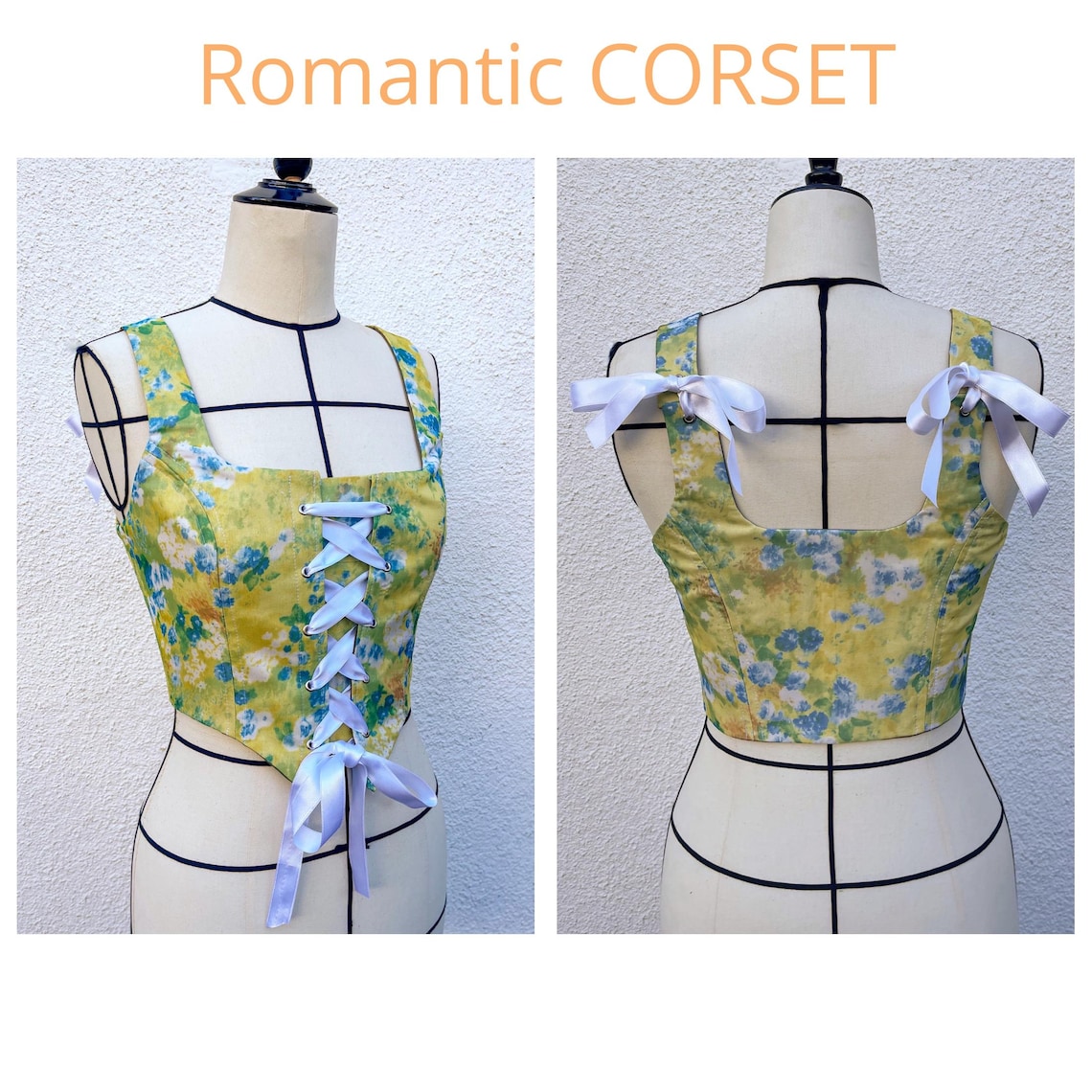 Corset Sewing Pattern Bundle | 4 Corset Tops | Overbust & Bustier ...
