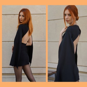 Cape Dress Sewing Pattern | Capelet Cocktail Dress Pattern | Pattern ...