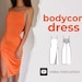 Easy Slit Dress Pattern, Backless Dress, Prom Dress Pattern, Midi Dress ...