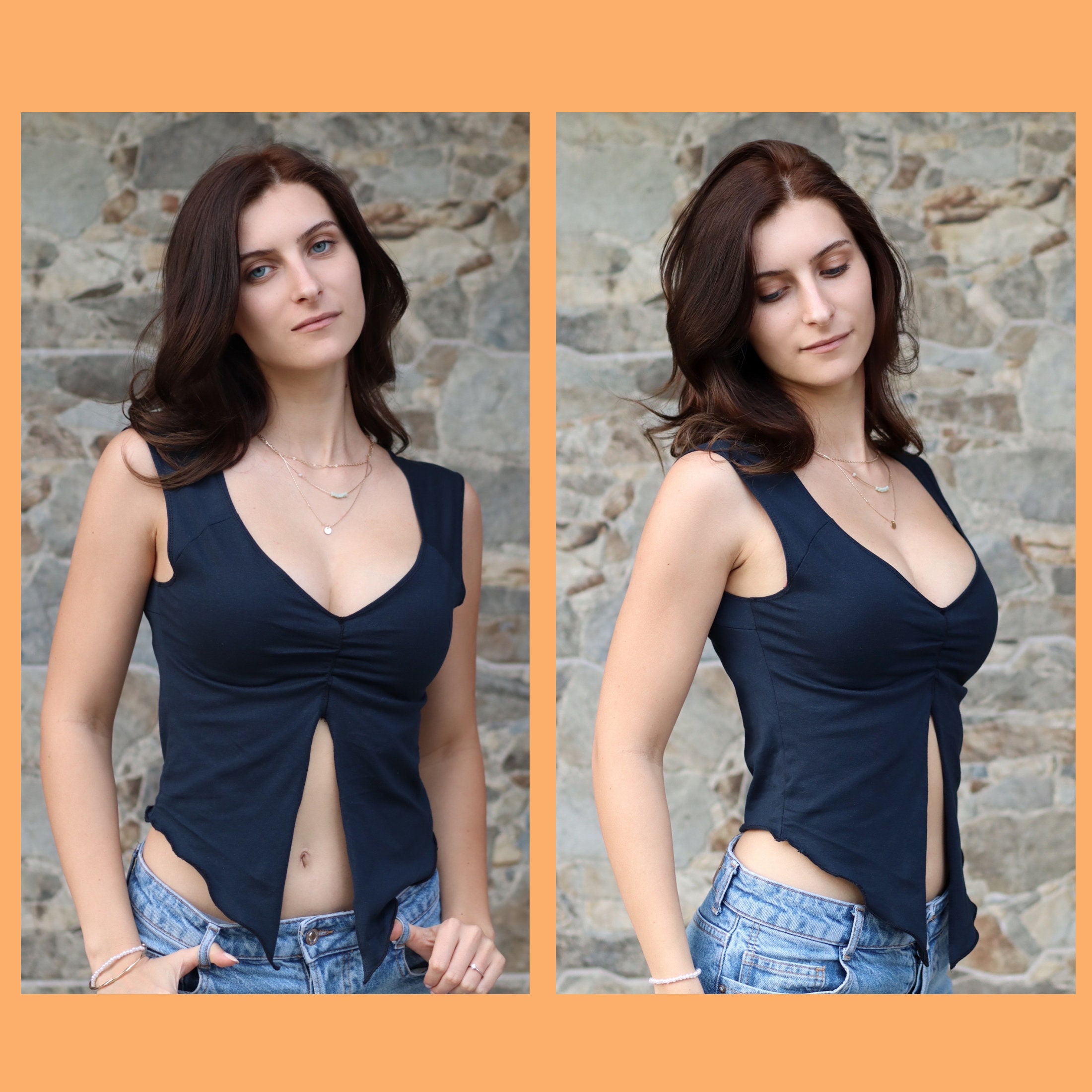 Split Hem Top Sewing Pattern | Sexy Summer Top Pattern | Easy Beginner ...