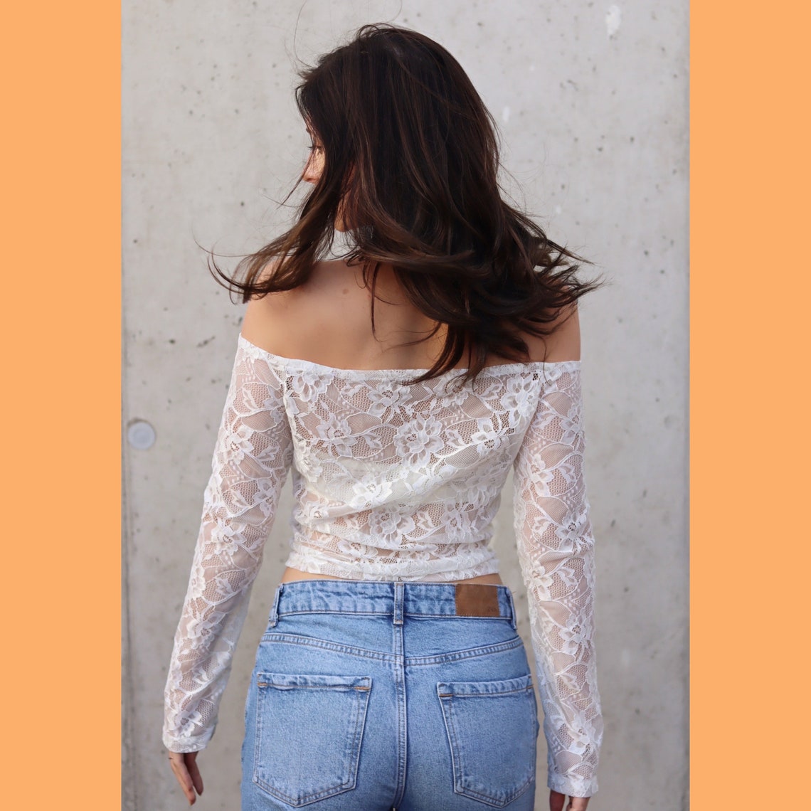 Sheer Blouse Lace Top Sewing Pattern | off Shoulder | Easy Beginner ...