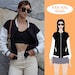 Varsity Jacket Sewing Pattern, Bomber Jacket Pattern, Retro Zip up ...