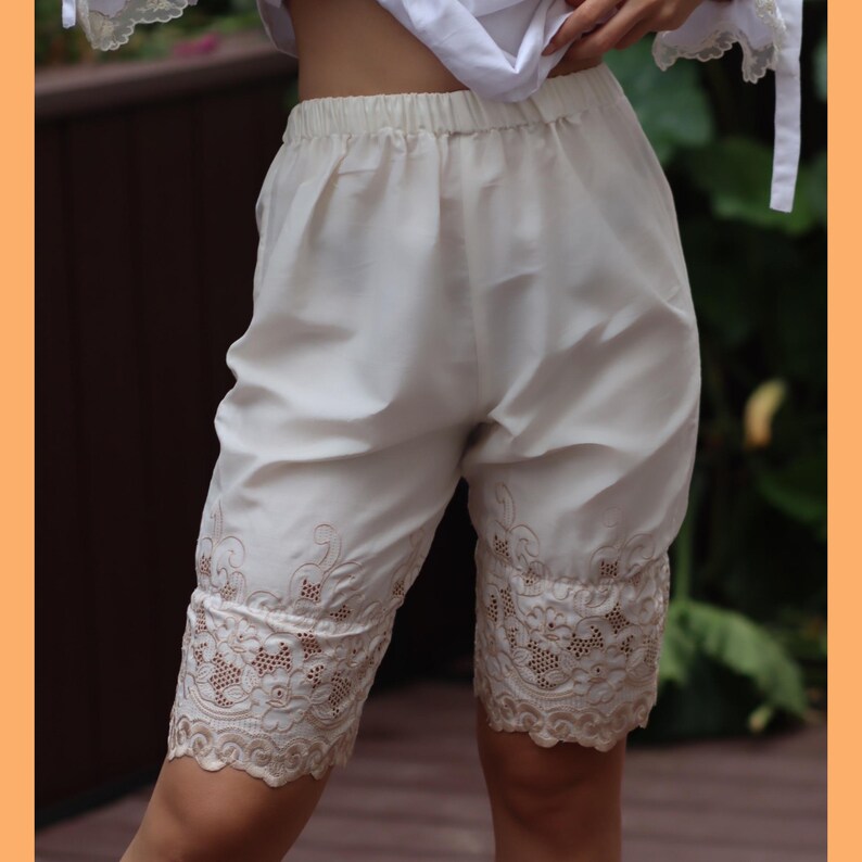 Womens Bloomers Sewing Pattern | Medieval Lace Shorts | Beginner ...
