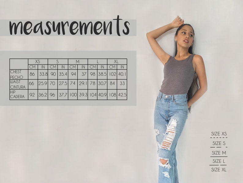 Tank Top Bodysuit Pattern | XS-XL | Instant Download | Easy Digital PDF ...