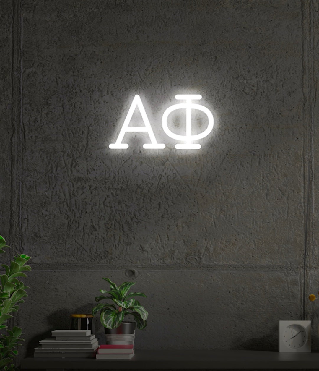 Alpha Phi LED Neon Sign With Dimmer | Custom Aphi Wall Art Dorm Decor ...